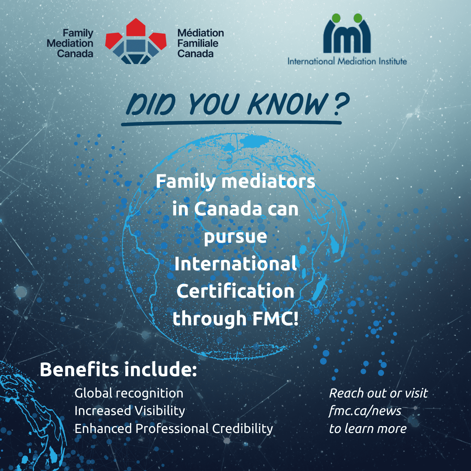 International Certification | Family Mediation Canada
